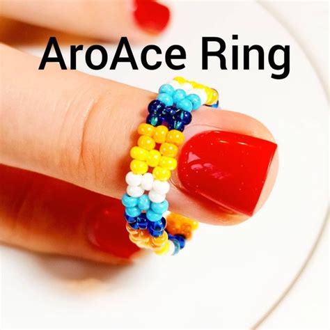 Aro Ace Rings Etsy
