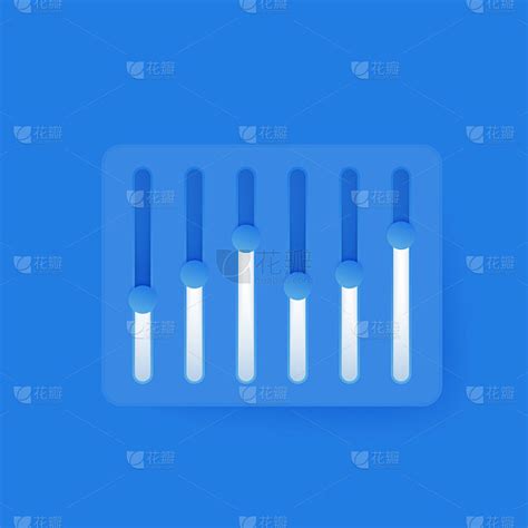 滚动条，矢量设计，蓝色