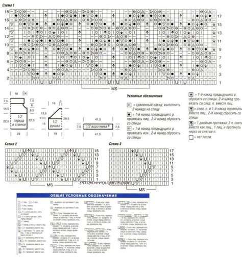 Красивые узоры спицами со схемами и описанием для свитера