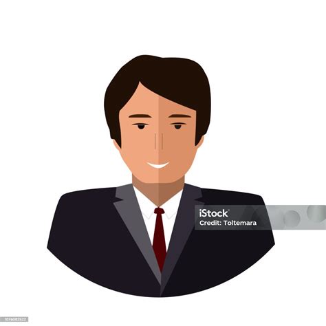 老闆向量圖示平的五顏六色的例證辦公室工作人員 圖示向量圖形及更多businesswear圖片 Businesswear Formal