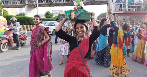 श्रीकृष्ण जन्माष्टमी के उपलक्ष्य में इस्कॉन नोएडा ने शोभा यात्रा का