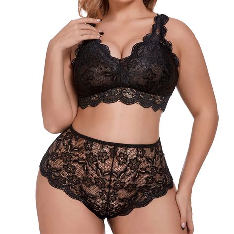 Erotic Lace Plus Size Lingerie Free Shipping