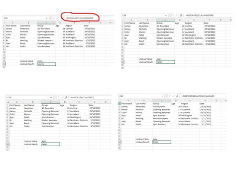 Hookups With Data X V H Lookup And Index Match