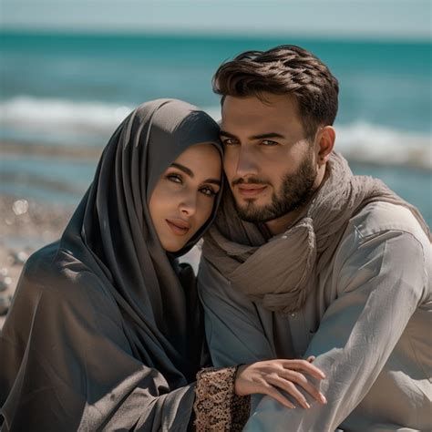 Full Shot Couple Being Romantic Premium Ai Generated Image