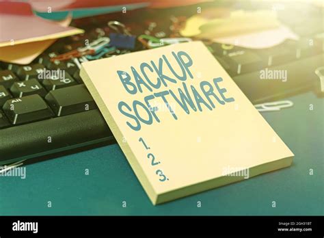 Conceptual Caption Backup Software Concept Meaning Create Extra Exact