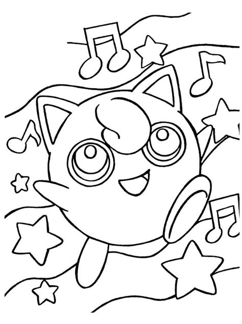 Kolorowanka Kolorowanki Jigglypuff Do Druku I Online