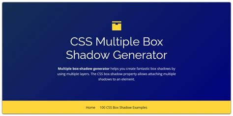 Amazing Css Shadow Generator Tools Online