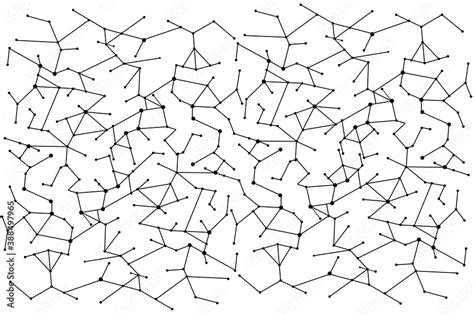 Network Abstract Connection Isolated On White Background Network