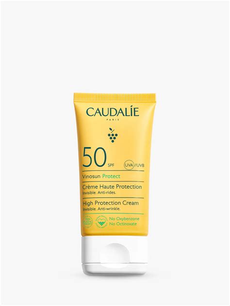Caudalie Vinosun High Protection Cream Spf 50 50ml At John Lewis And Partners