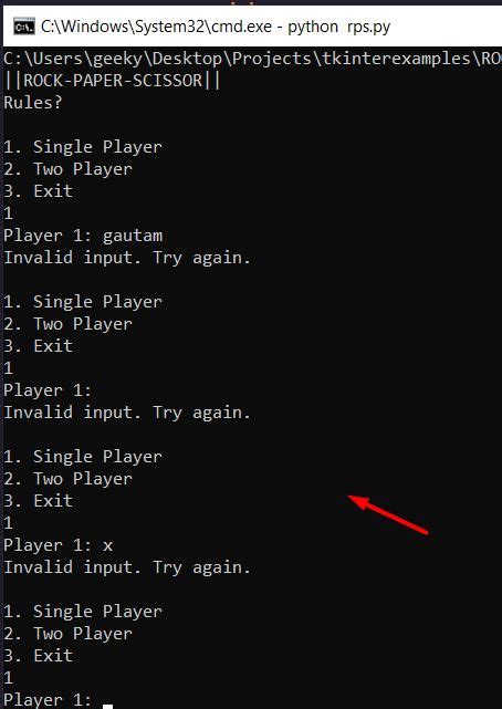 Rock Paper Scissors Game In Python Special Kind Personal Website
