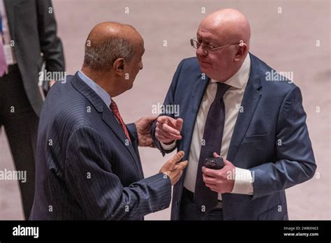 Ambassadors Osama Mahmoud Abdelkhalek Mahmoud Of Egypt And Vassily