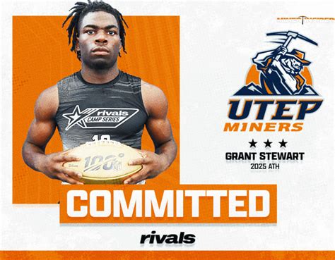 UTEP Lands Three Star DB Grant Stewart I Believe In Coach Walden