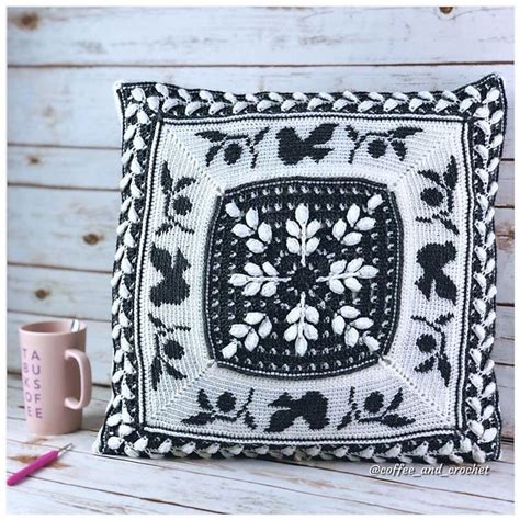 Dove Square Pillow Pattern By Tatsiana Kupryianchyk Pillow Pattern