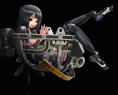 Cyborg Girl Anime 005 By Pepekas On Deviantart