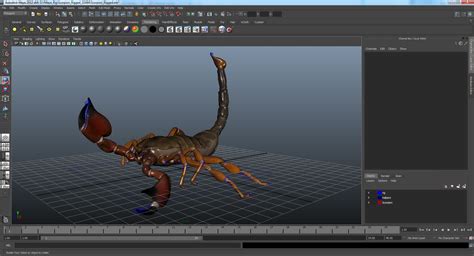 Scorpion truqué pour Maya modèle 3D $99 - .ma - Free3D