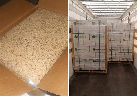 Organic Roasted Hazelnut Kernels Diced Chopped Bata Food Bulk Food