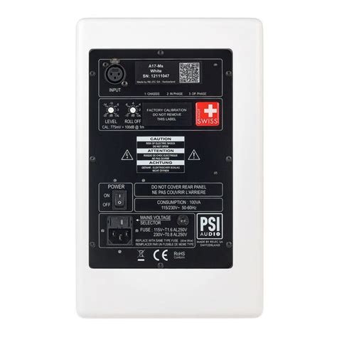 Psi Audio A17 M Pure White Thomann Uk