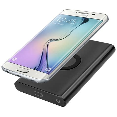 Mah Qi Fast Wireless Charging Power Bank Black