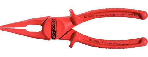 KS TOOLS Szczypce P Askie Z Tworzywa Sztucznego Z Izolacj Ochronn