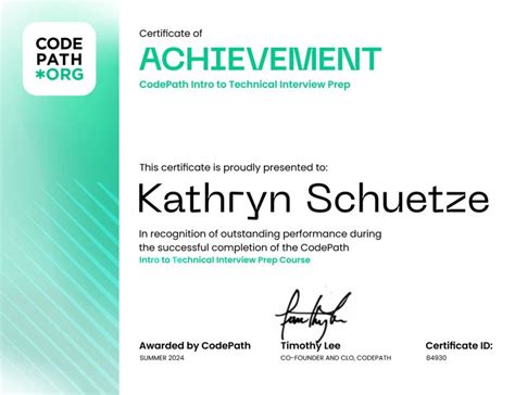 Kathryn S On Linkedin Codepath Computerscience
