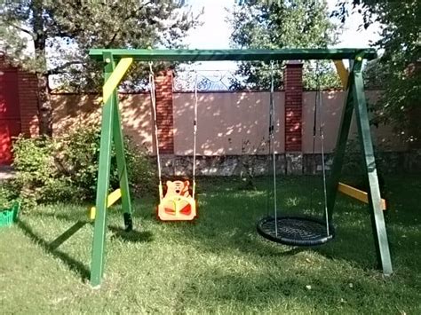 Качели ''Овальное гнездо'' (nest swing Oval) сетка | Дети на Даче