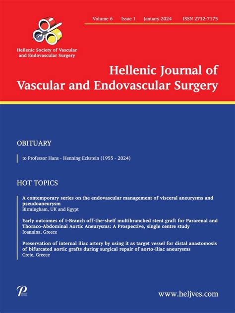Heljves Hellenic Journal Of Vascular And Endovascular Surgery