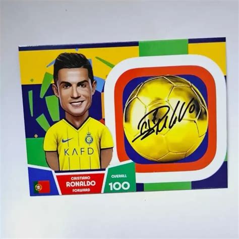 خرید و قیمت کارت طرح کیمدی فوتبالیکا کریستیانو رونالدو سری امضا دار
