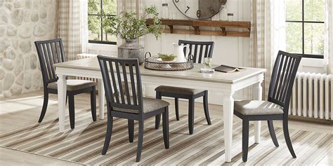 Hilton Head 5 Pc White Colorswhite Graphite Gray Dining Room Set With