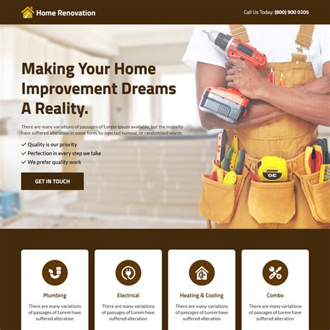 Landing Page Design And Website Design Package Templates
