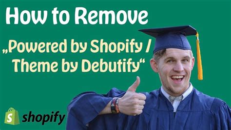 How To Remove Powered By Shopify Theme By Debutify From Your Shopify Footer In YouTube
