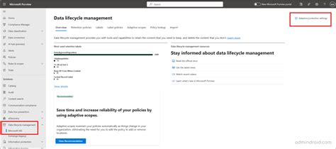 Configure Adaptive Protection Integration With Data Lifecycle