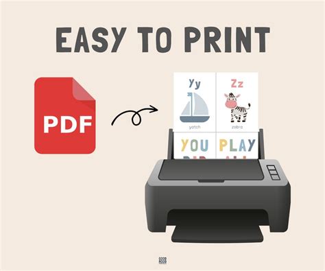 Printable Alphabet Flash Cards Abc Flashcards Printable Etsy