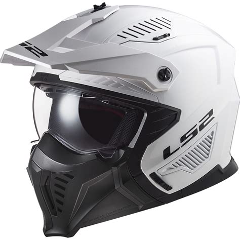 Ls2 Of606 Drifter Solid Helmet White Ls2 366061002 Modular Helmets