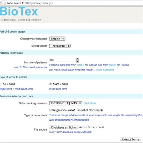 Workflow Of Biomedical Term Extraction Download Scientific Diagram