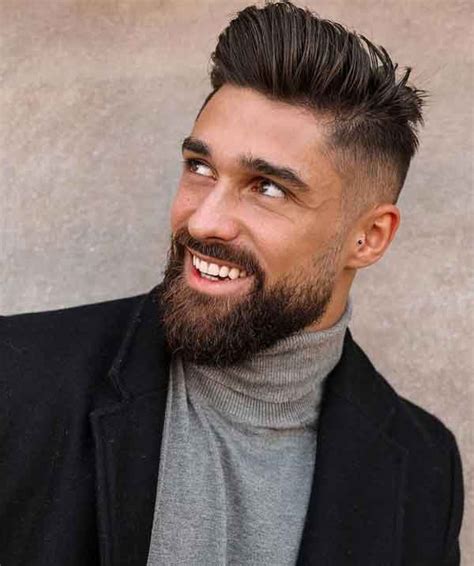 مدل مو بوکسوری کوتاه با ریش برای انواع فرم صورت