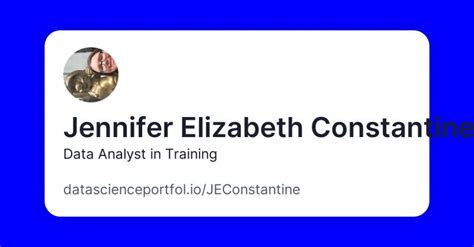 Jennifer Constantine On Linkedin Jennifer Elizabeth Constantine Data