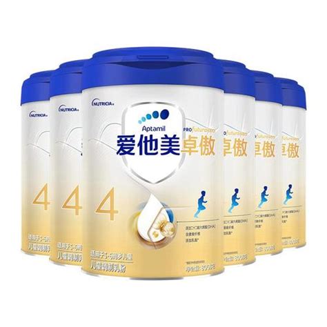 【自营】卓萃升级版 爱他美卓傲4段 儿童配方调制乳粉800g6罐多少钱 聚超值