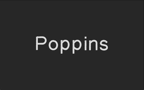 Poppins Abc Design