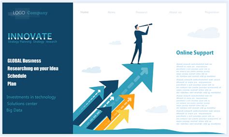 플랫 디자인 웹 사이트 또는 앱 페이지 템플릿 금융 서비스 은행 전략적 계획 개발 비즈니스 솔루션 컨설팅 시장 조사 팀워크 데이터 분석 지원 보안 개념에 대한 스톡 벡터