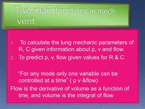 Ventilator Mode Classification Ppt
