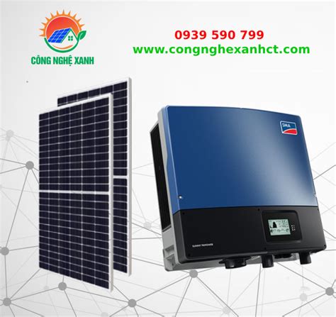HỆ ThỐng ĐiỆn MẶt TrỜi HÒa LƯỚi 10kwp 3 Pha