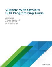 Vsphere Web Services Sdk Programming Guide Api Client Course Hero