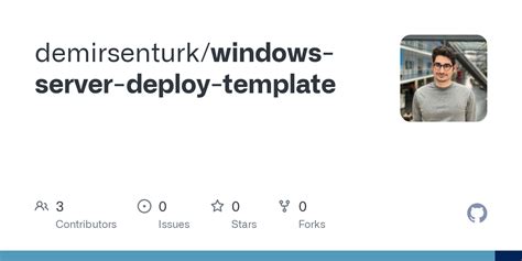 Github Demirsenturk Windows Server Deploy Template