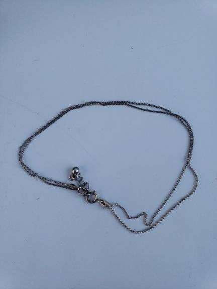 Double Strand Sterling Silver Ankle Bracelet Trice Auctions