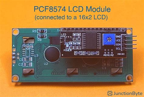 How To Interface PCF8574 I2C LCD With 8051 Microcontroller JunctionByte