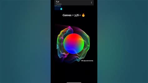 energy ball three js 🔥 html css javascript youtube
