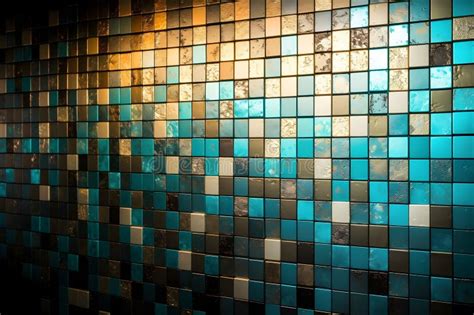A Geometric Abstract Background Featuring A Grid Like Pattern Of Square Tiles In Various Sizes