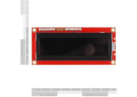 Sparkfun Serial Enabled 16x2 Lcd White On Black 33v