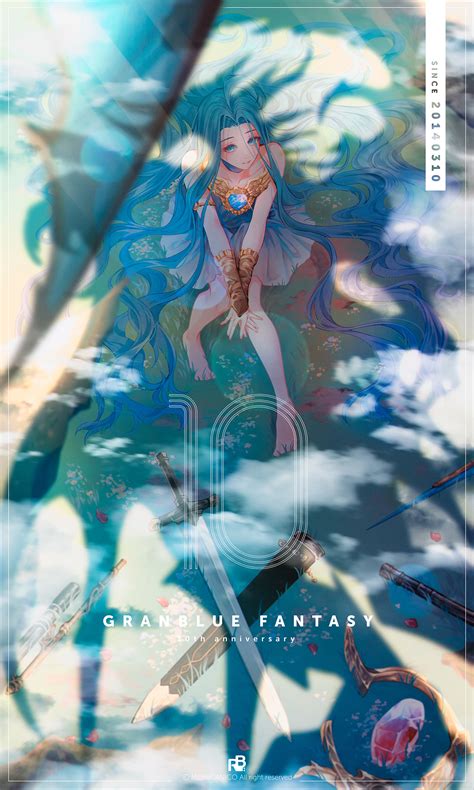 Lyria Granblue Fantasy Anime Artist Аниме арт Аниме арт