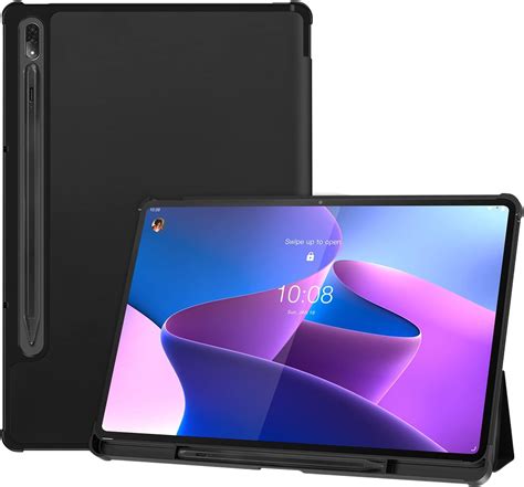Amazon Com ProCase For Lenovo Tab P12 Pro Case With Pen Holder 12 6 Inch 2021 Release TB Q706F